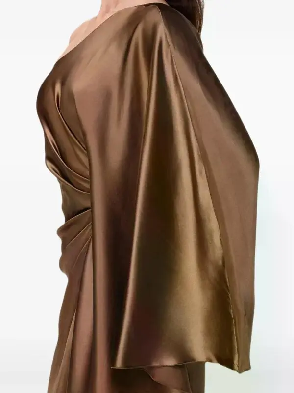 MONOT One-shoulder Satin Gown