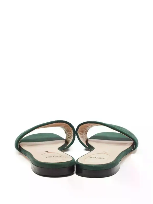 Fendi Logo-motif Slides