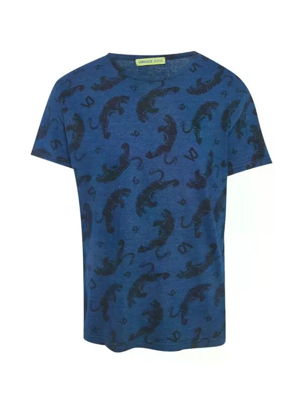 Versace Tiger-print T-shirt