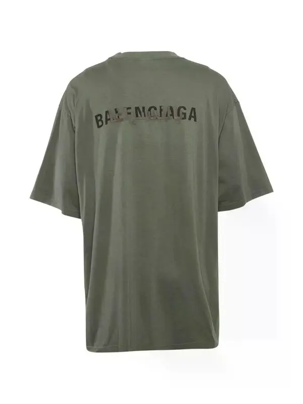 Balenciaga Logo Embroidered T-shirt