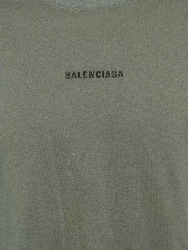 Balenciaga Logo Embroidered T-shirt