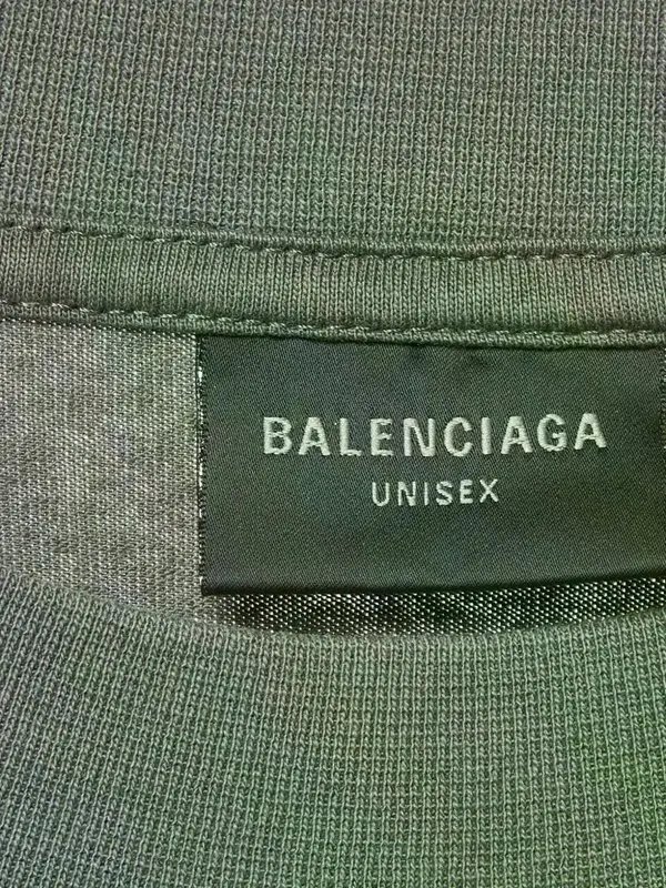 Balenciaga Logo Embroidered T-shirt