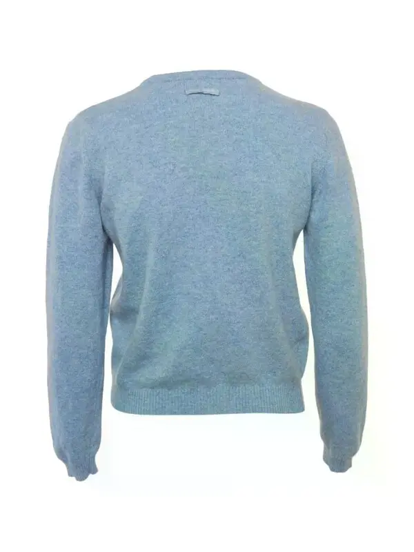 Burberry Embroidered Crew Neck Sweater