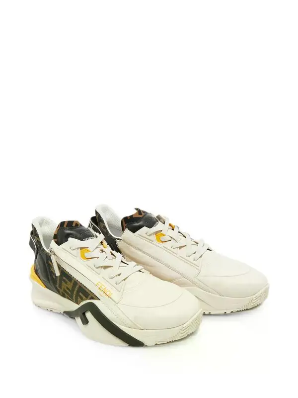 Fendi Flow Ff Zucca Monogram Canvas Sneakers