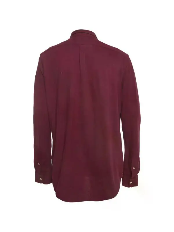 Ralph Lauren Featherweight Mesh Long Sleeve Shirt - Red