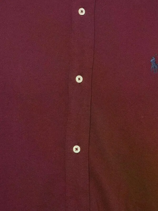 Ralph Lauren Featherweight Mesh Long Sleeve Shirt - Red