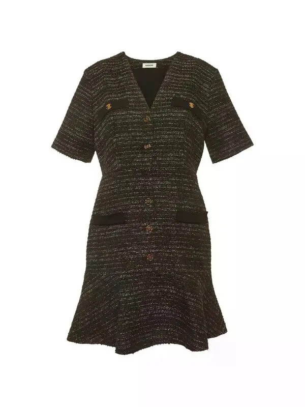 Sandro Tweed Mini Dress