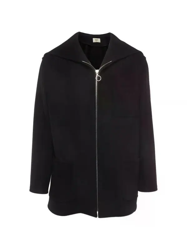 Celine Open-collar Caban Jacket