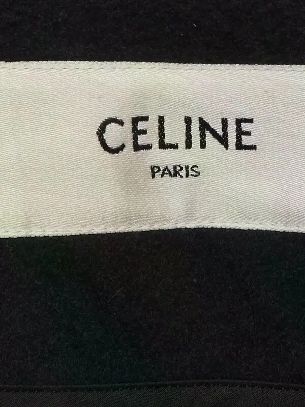 Celine Open-collar Caban Jacket