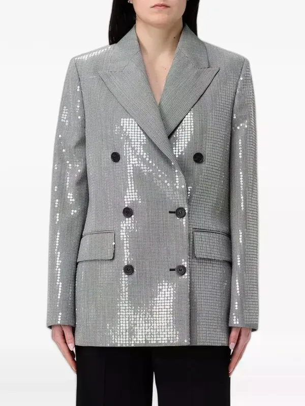 GOLDEN GOOSE Sequined Double-breasted Blazer