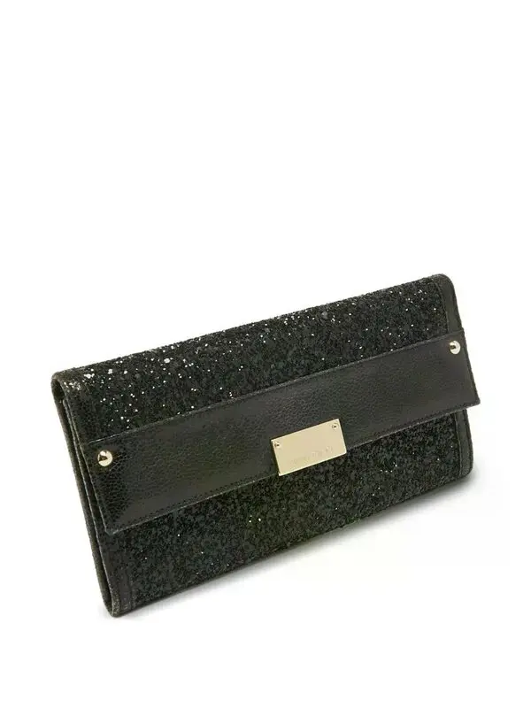 JIMMY CHOO Reese Glitter Clutch Bag