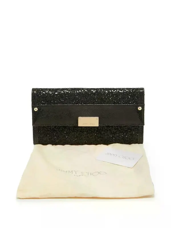 JIMMY CHOO Reese Glitter Clutch Bag