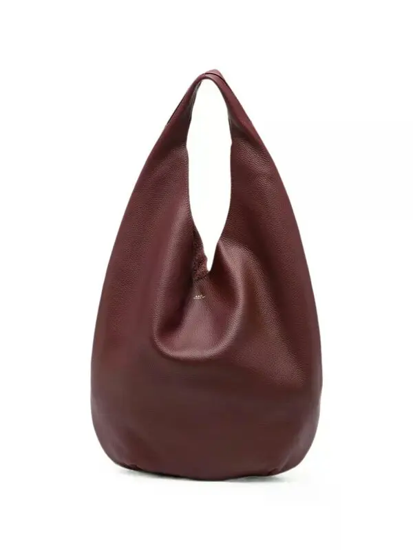 A.p.c. Logo-detail Leather Shoulder Bag - Red