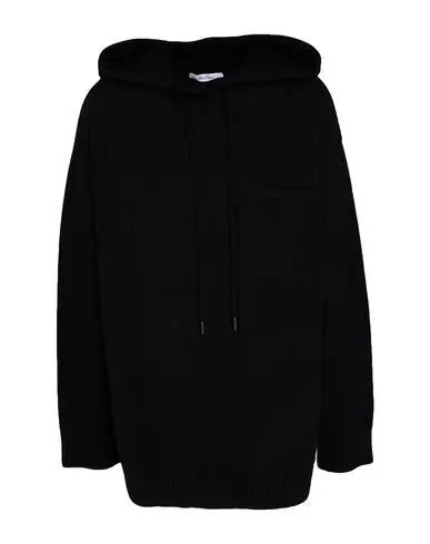 Max Mara Hooded Wool & Cashmere Blend Sweater - Black