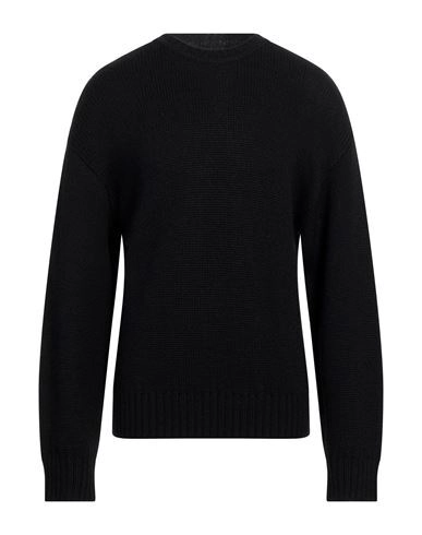Dsquared2 Dark Alpaca Wool Crewneck Sweater - Black