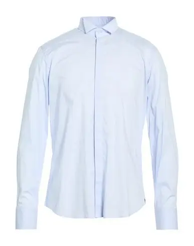 MANUEL RITZ Shirt Sky Size Cotton, Elastane