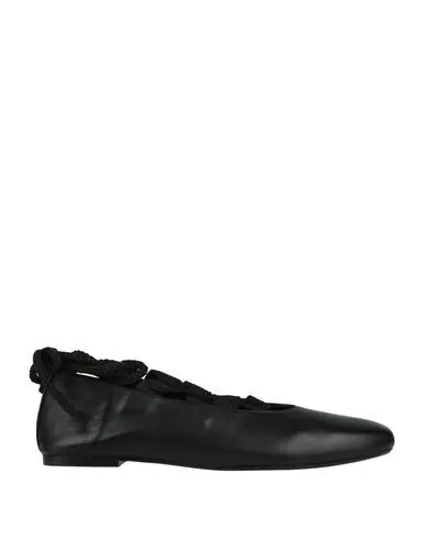 CastaÑer Ballet Flats Size Leather - Black
