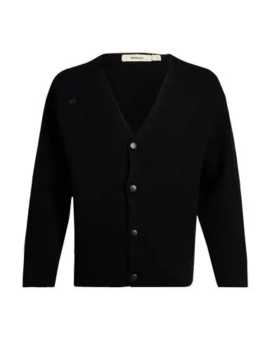 PANGAIA Recycled Cashmere & Wool Cardigan - Black