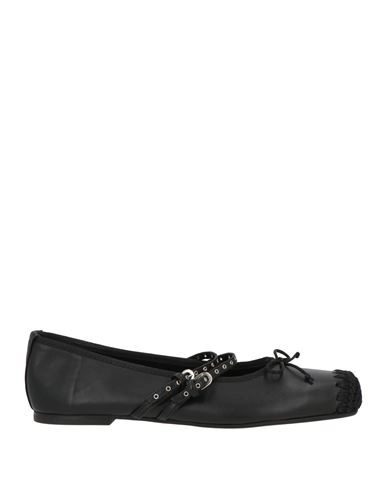 CastaÑer Mary Jane Ballet Flats In Suede - Black