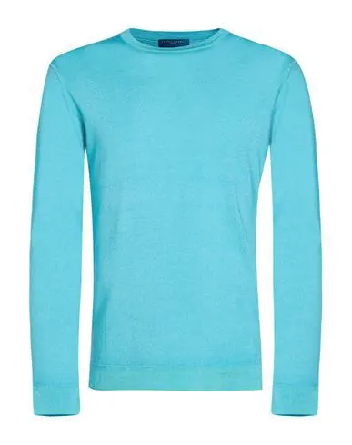 DANIELE FIESOLI Merino Wool Crewneck Sweater - Blue