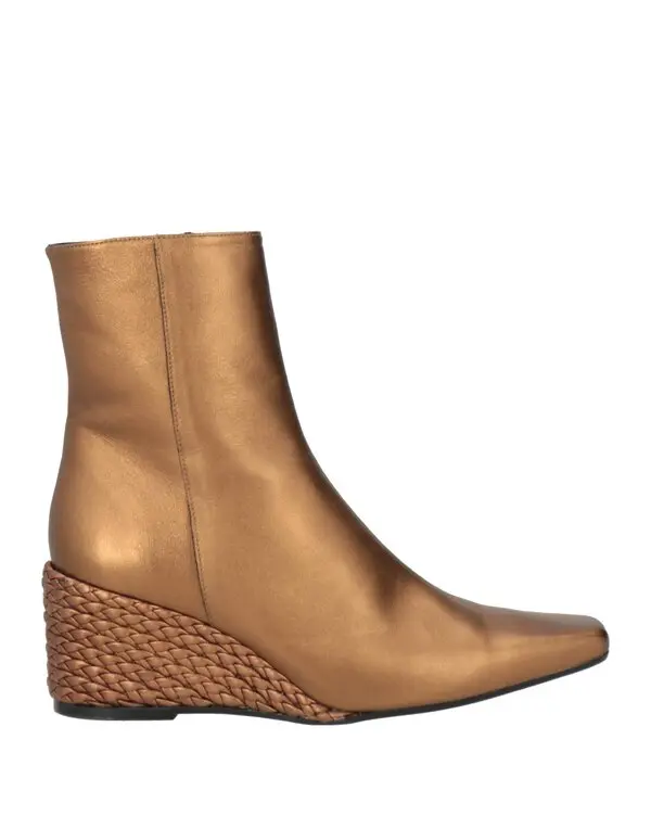 CastaÑer Ankle Boots Mustard Size Leather