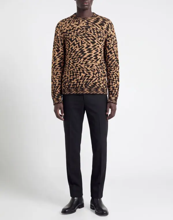 LANEUS Sweater Camel Size Wool, Polyamide, Polyacrylic, Alpaca Wool, Cashmere