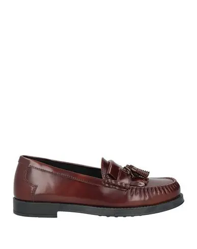 TOD'S Loafers Tan Size Leather