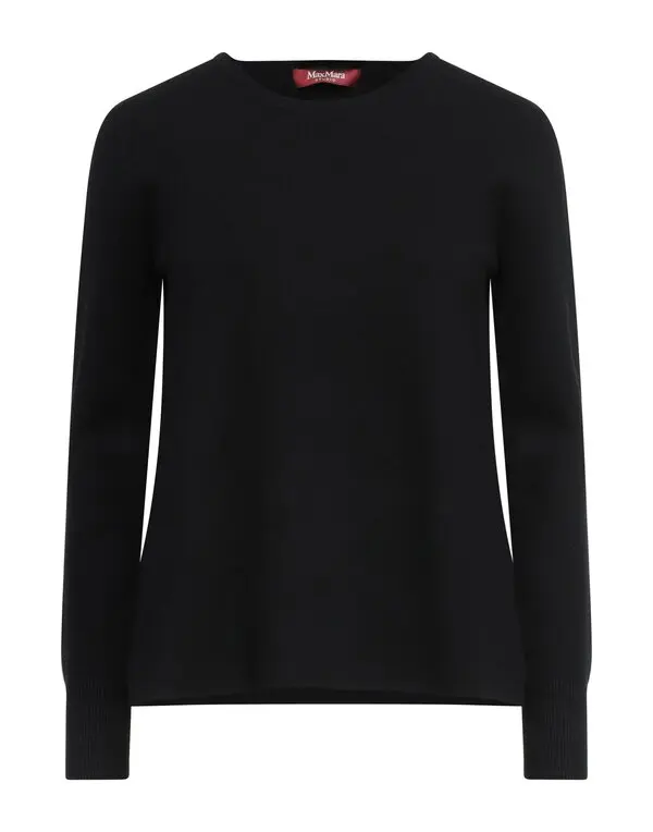 Max Mara Knitted Crewneck Sweater - Black