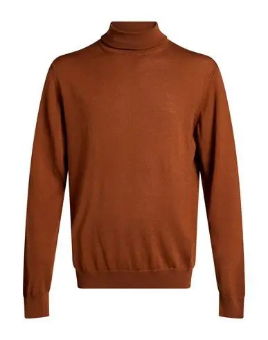 DANIELE FIESOLI Turtleneck Rust Size Merino Wool