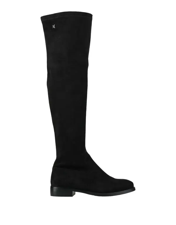 LAURA BIAGIOTTI Over-the-knee Boots In Brushed Textile Fibers