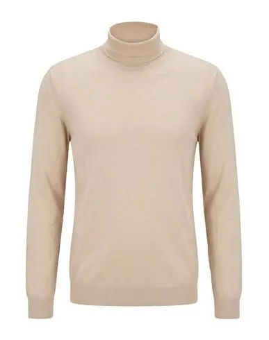 TAKESHY KUROSAWA Turtleneck Size Tencel, Wool, Elastane - Beige