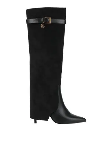 Just Cavalli Knee-high Stiletto Boots - Black