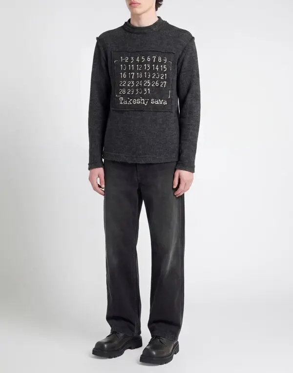 TAKESHY KUROSAWA Sweater Size Acrylic, Polyester, Nylon, Wool, Elastane