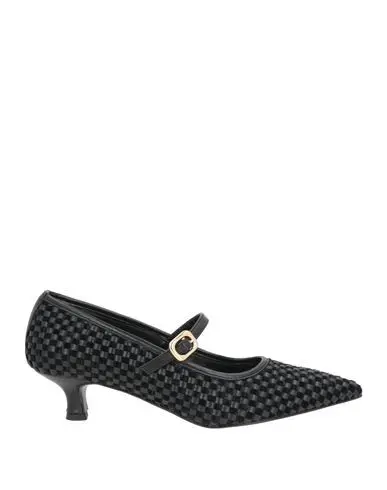NILA & NILA Pumps Size Textile Fibers, Synthetic Material - Black