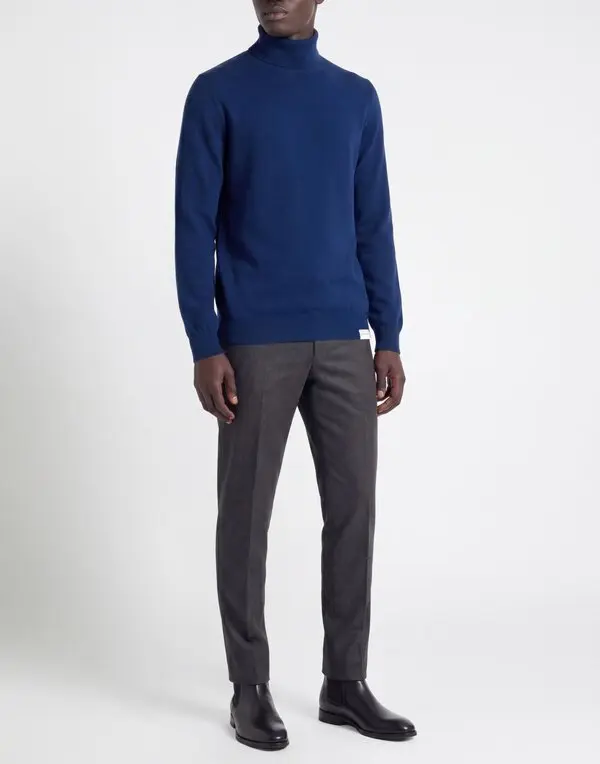 Alpha Studio Turtleneck Dark Size Cashmere - Blue
