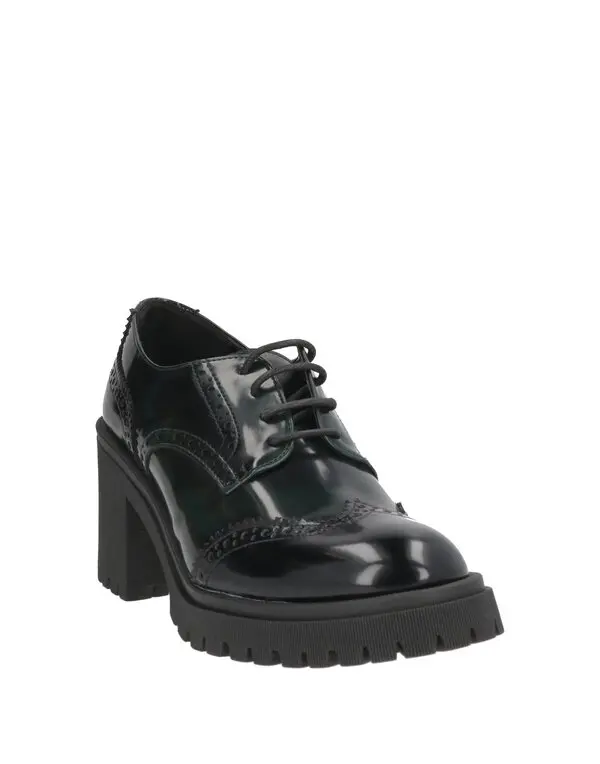 NILA & NILA Lace-up Leather Brogues With Block Heel