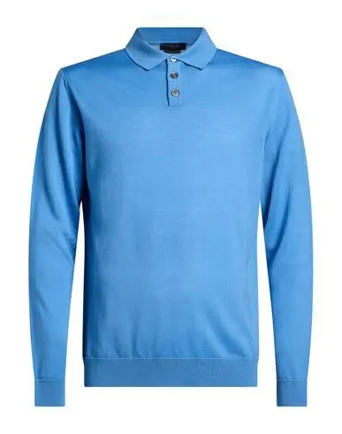 DANIELE FIESOLI Merino Wool Polo - Blue