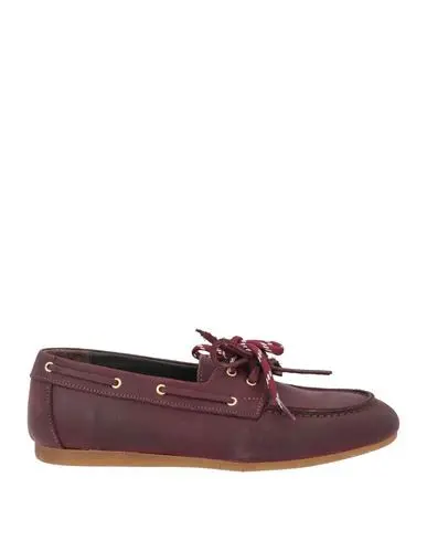 OVYE Loafers Burgundy Size Leather
