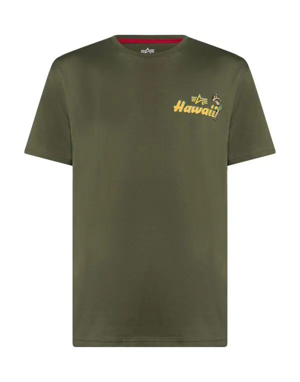 Alpha Industries T-shirt Size Cotton - Green