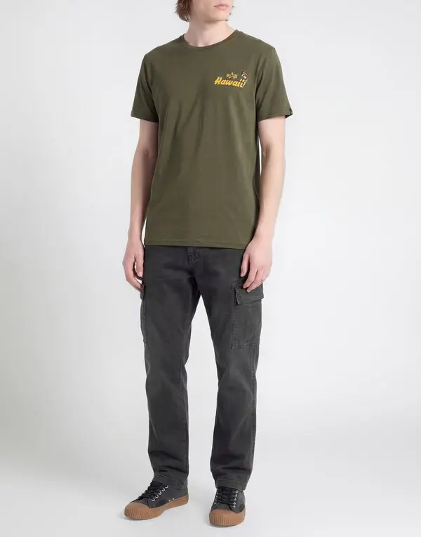 Alpha Industries T-shirt Size Cotton - Green