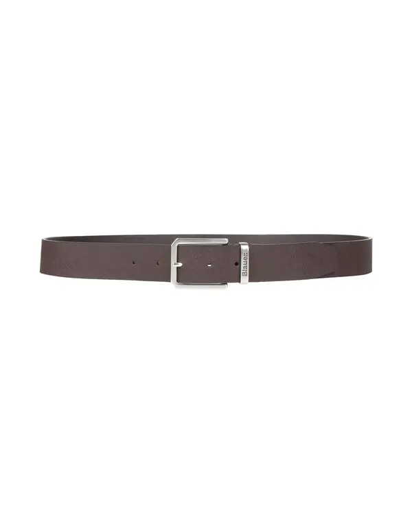 BLAUER. Belt Size Regenerated Leather, Polyurethane, Polyester, Cotton - Brown