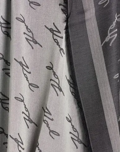 Karl Lagerfeld Scarf Charcoal Modal