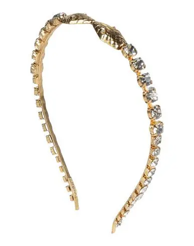 LELET NY Metal Headband With Crystals - Gold