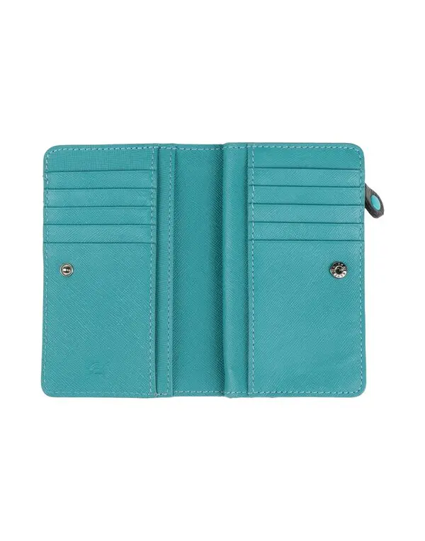 GABS Wallet Deep Teal Calfskin - Blue