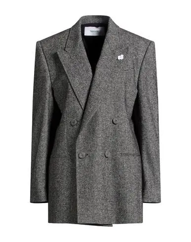 LARDINI Blazer Charcoal Size Wool, Polyester, Acrylic, Silk, Elastane
