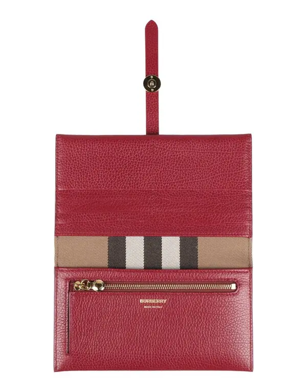 Burberry Wallet Brick Calfskin - Red