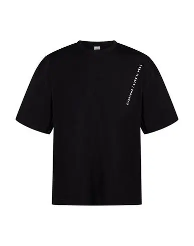 WHY NOT BRAND T-shirt Size Cotton - Black
