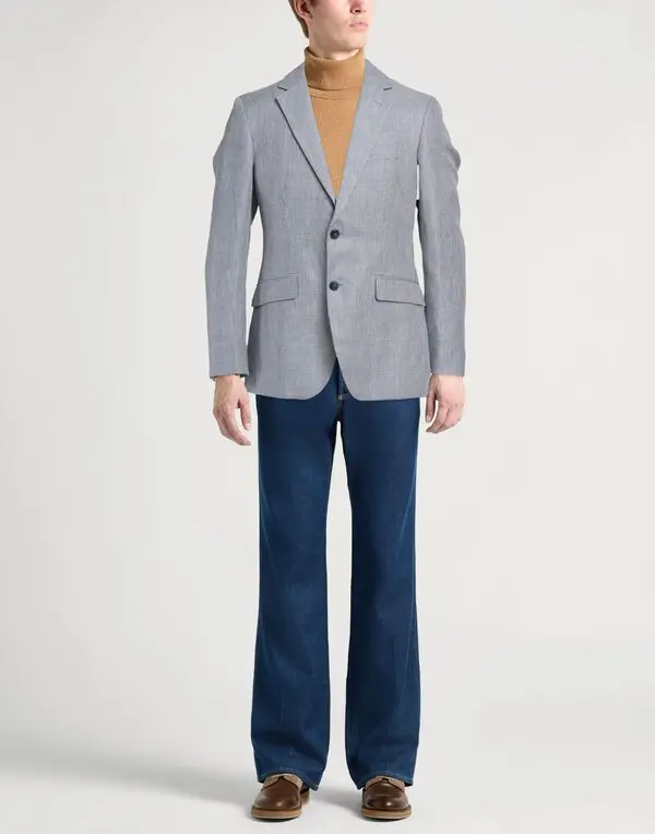 HACKETT Blazer Size Linen, Polyester, Wool