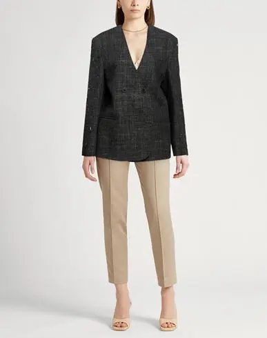 ALYSI Chocolat Blazer Size Wool, Polyester, Linen
