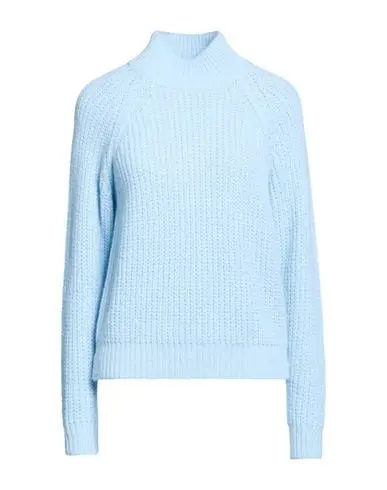 Peserico Turtleneck Sky Size Baby Alpaca Wool, Nylon, Virgin Wool - Blue